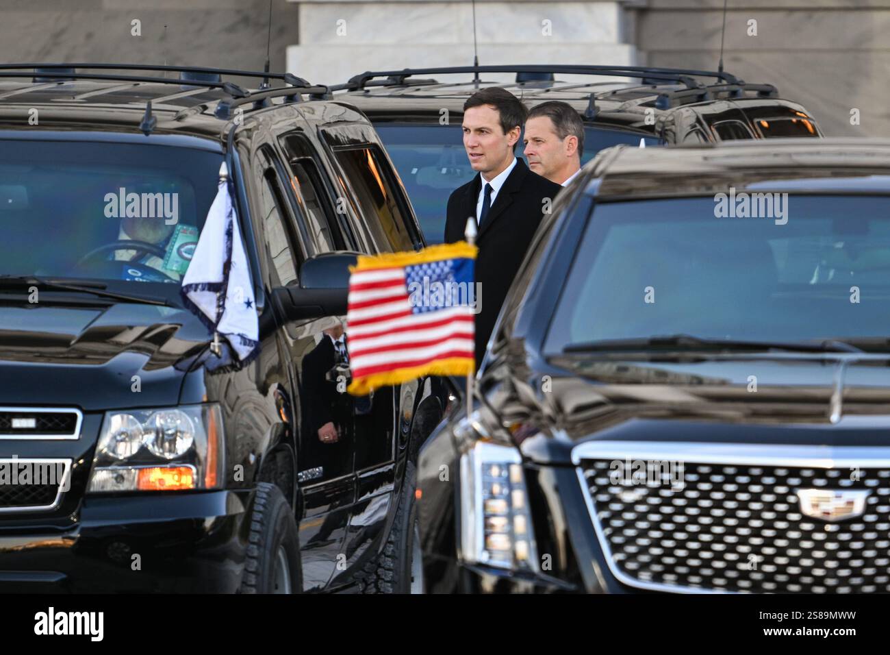 Washington, USA. 20th Jan, 2025. Jared Kushner arrives at the U.S ...
