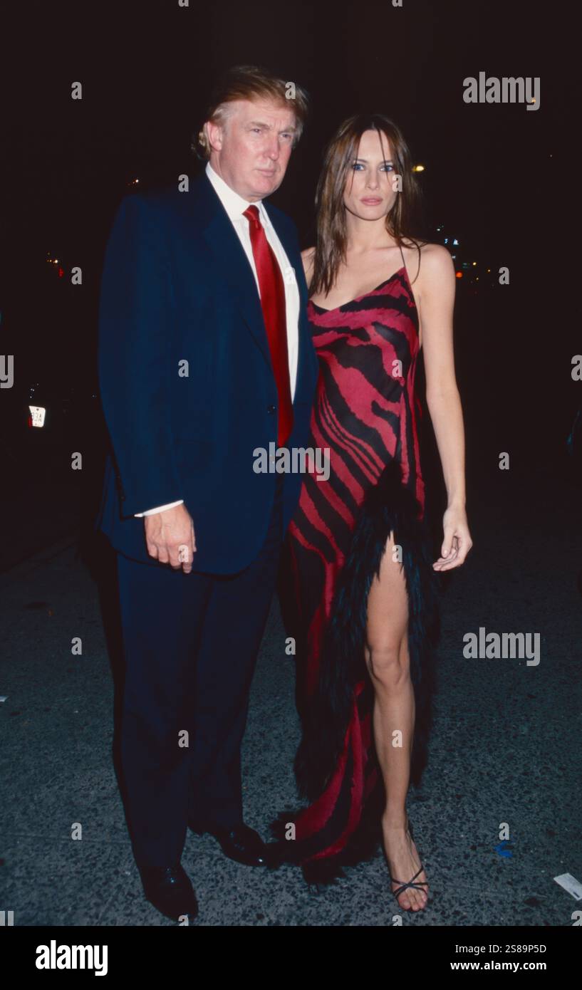 Donald Trump and Melania Knauss attend Tommy Mottola's MTV Video Music ...