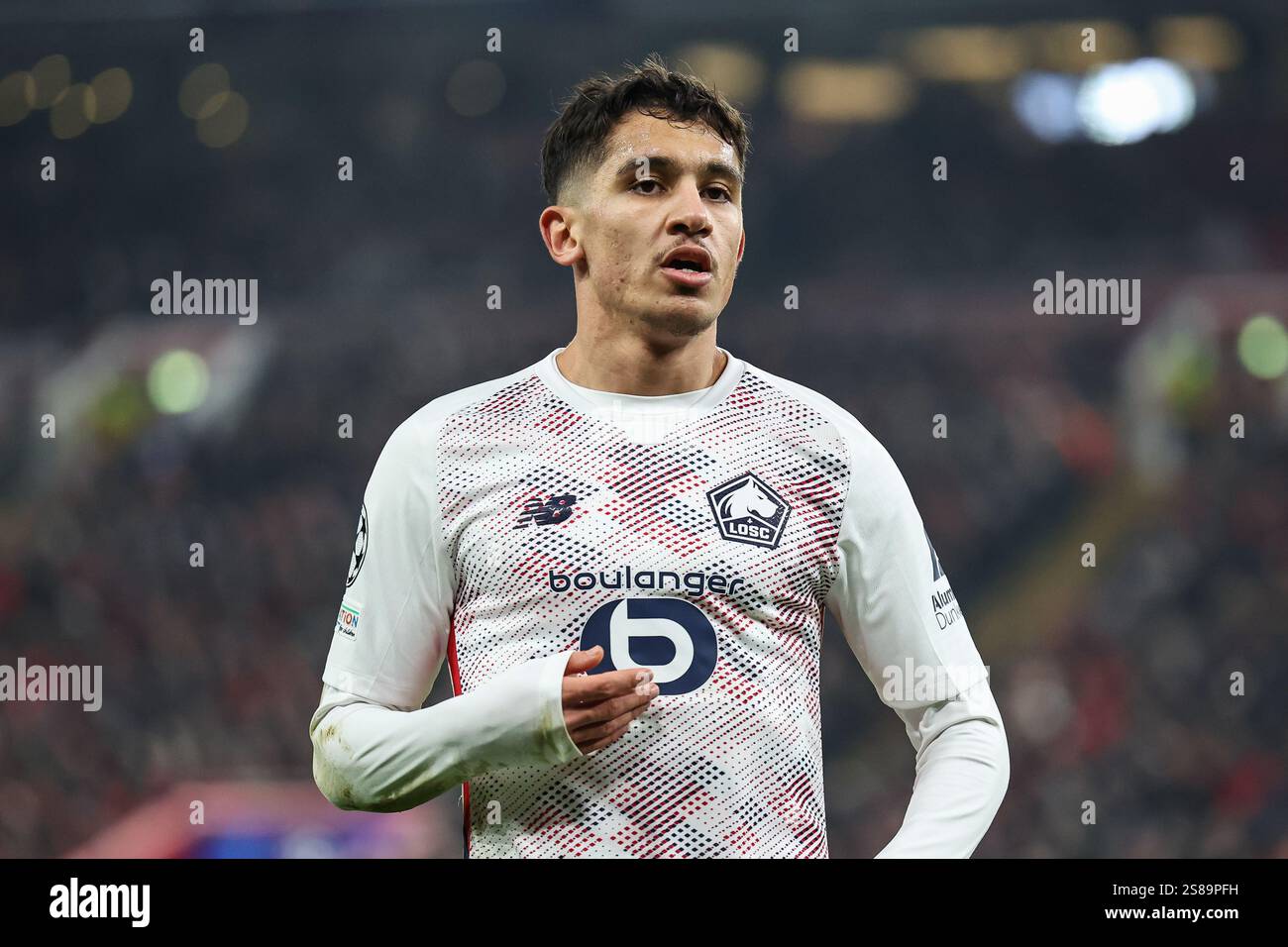 Osame Sahraoui of Lille during the UEFA Champions League - League Stage ...