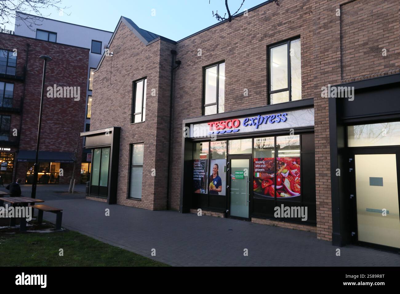 Dublin, Ireland - 17th January 2025 - A Tesco Express shop front at Two ...