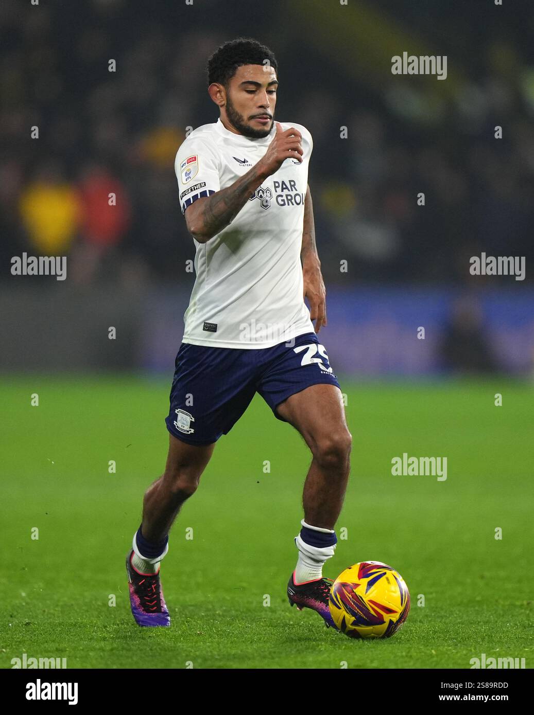 Preston North End's Kaine Kesler Hayden during the Sky Bet Championship ...