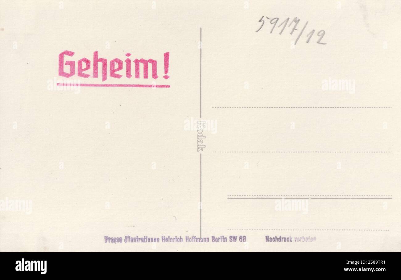 WWII Secret Stamped Photographs, Agfa Brovira Paper, 1941-1943 Stock Photo - Alamy