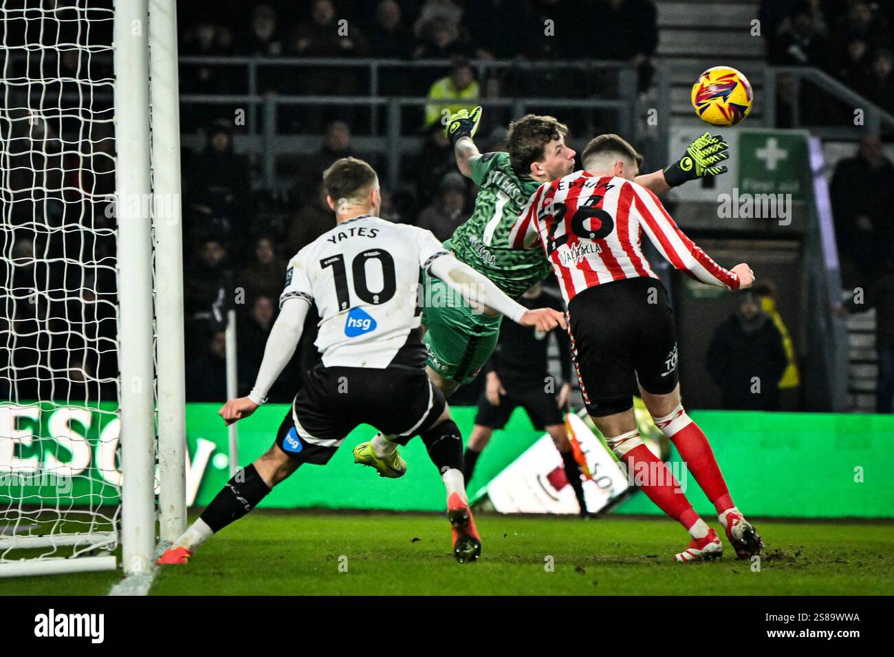 Pride Park, Derby, Derbyshire, UK. 21st Jan, 2025. EFL Championship ...