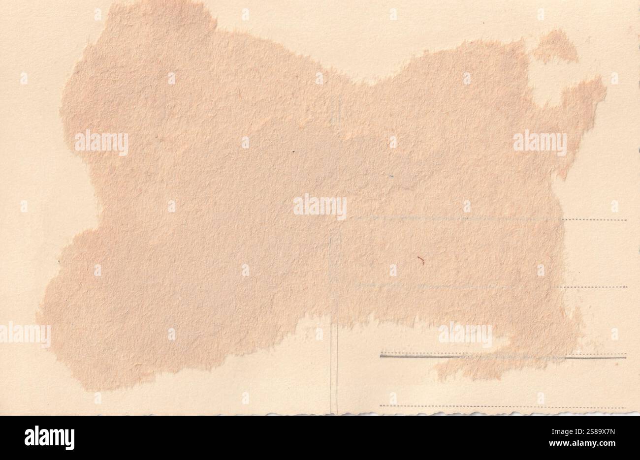 Vintage Postcard Backs with Authentic Paper Textures and Aging Effects ...