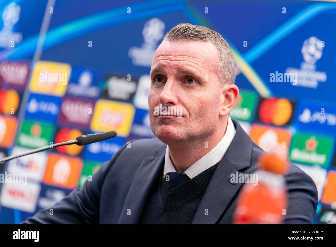 Bruges, Belgium. 21st Jan, 2025. BRUGES, BELGIUM - JANUARY 21: Coach ...