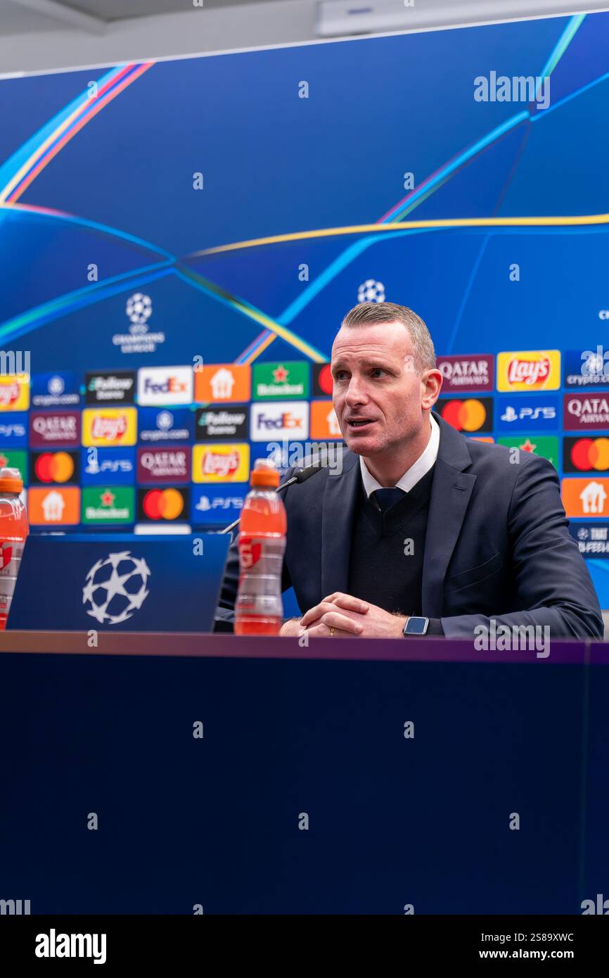 Bruges, Belgium. 21st Jan, 2025. BRUGES, BELGIUM - JANUARY 21: Coach ...