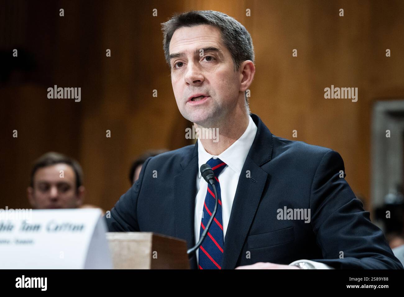 Washington, United States. 21st Jan, 2025. U.S. Senator Tom Cotton (R ...