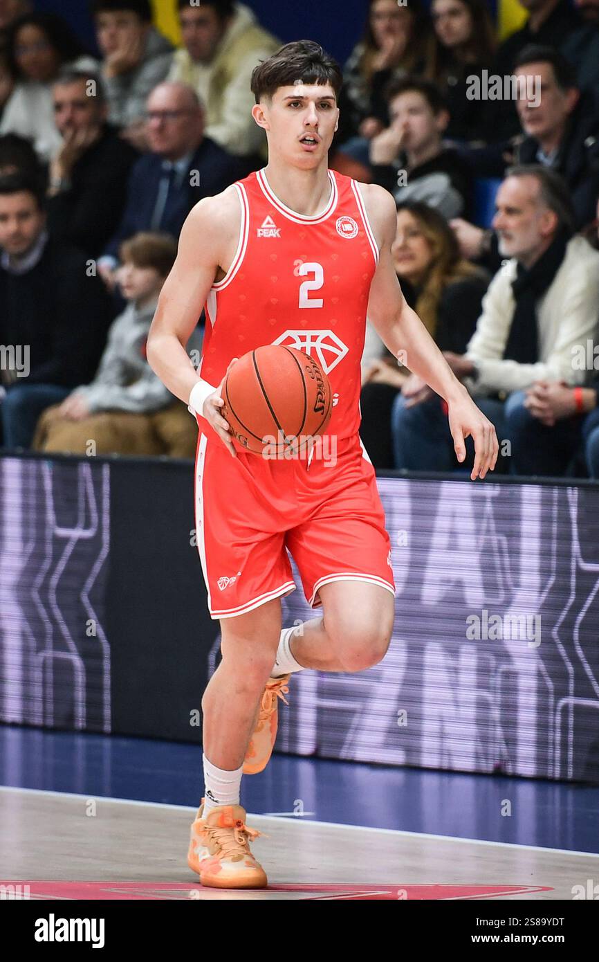 Paris, France. 21st Jan, 2025. Strasbourg's Maxence Lemoine of Antoine ...