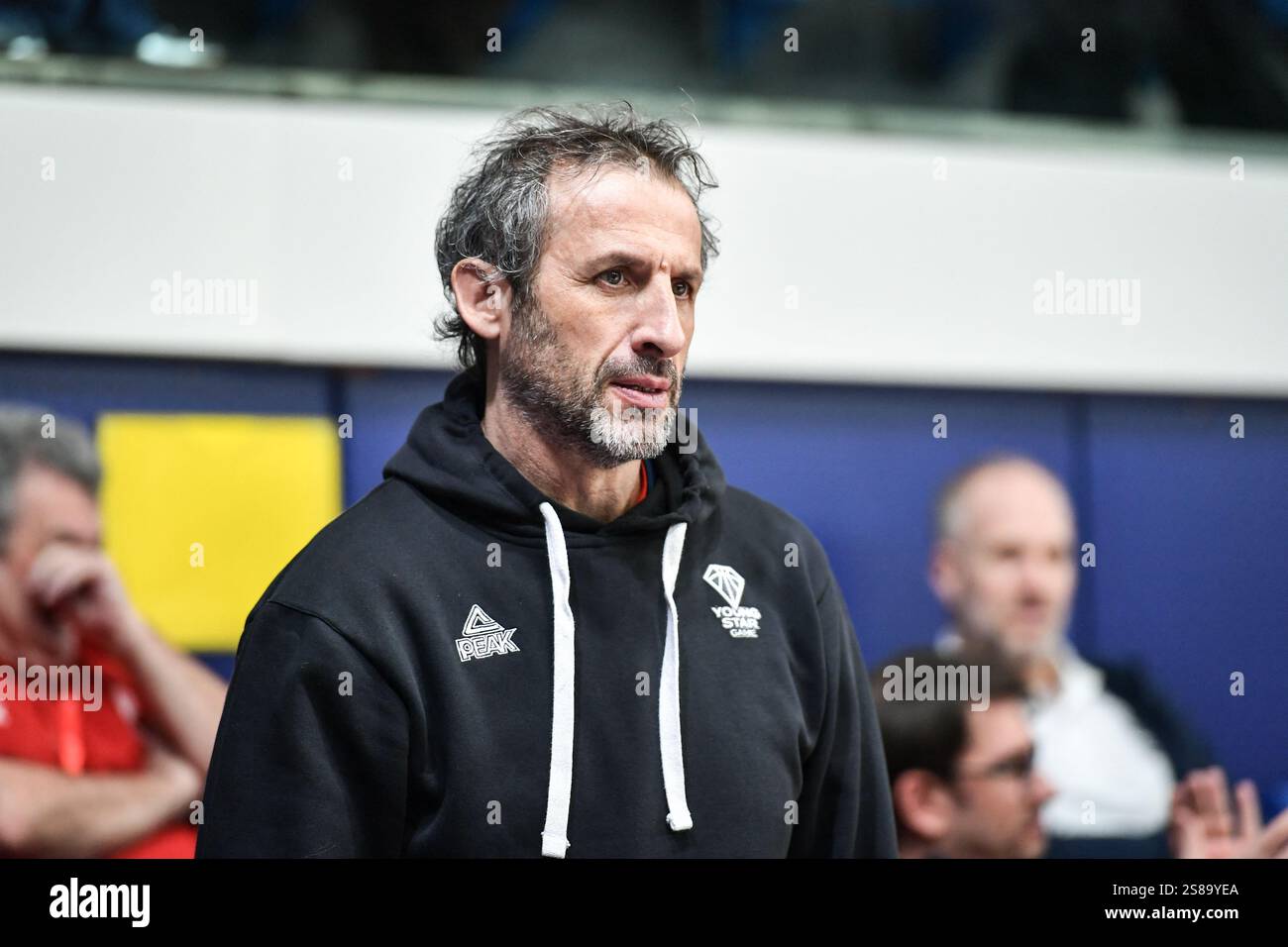 Paris, France. 21st Jan, 2025. Antoine Rigaudeau looks on during the ...