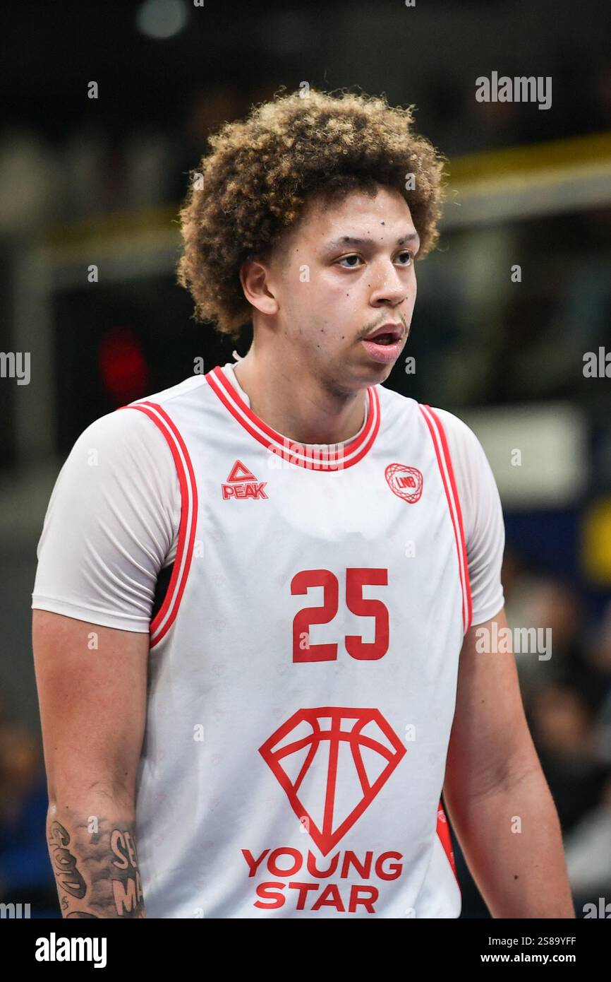 Paris, France. 21st Jan, 2025. Nancy's Zacharie Perrin of Moustapha ...