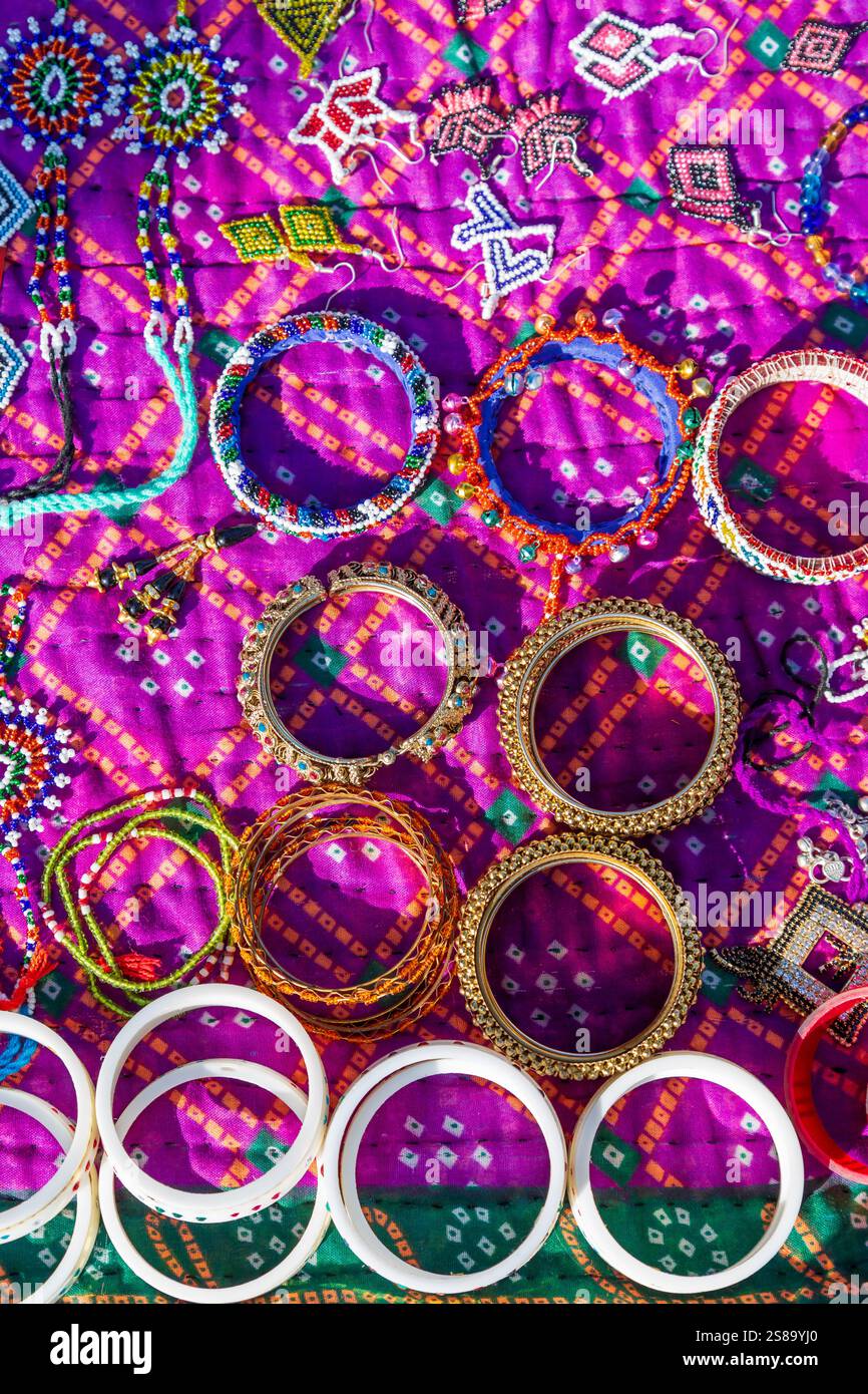 India, State of Gujarat, Bhuj, Kutch, Ludiya village. Meghwal Marwari ...