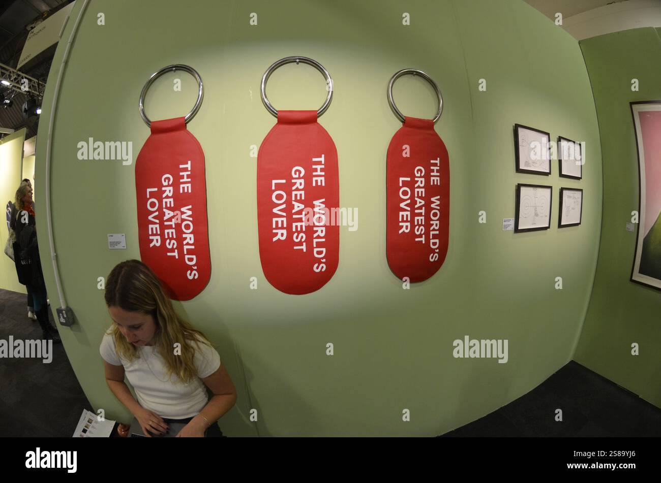 London Art Fair VIP preview 2025 at the Business Design Centre. The ...