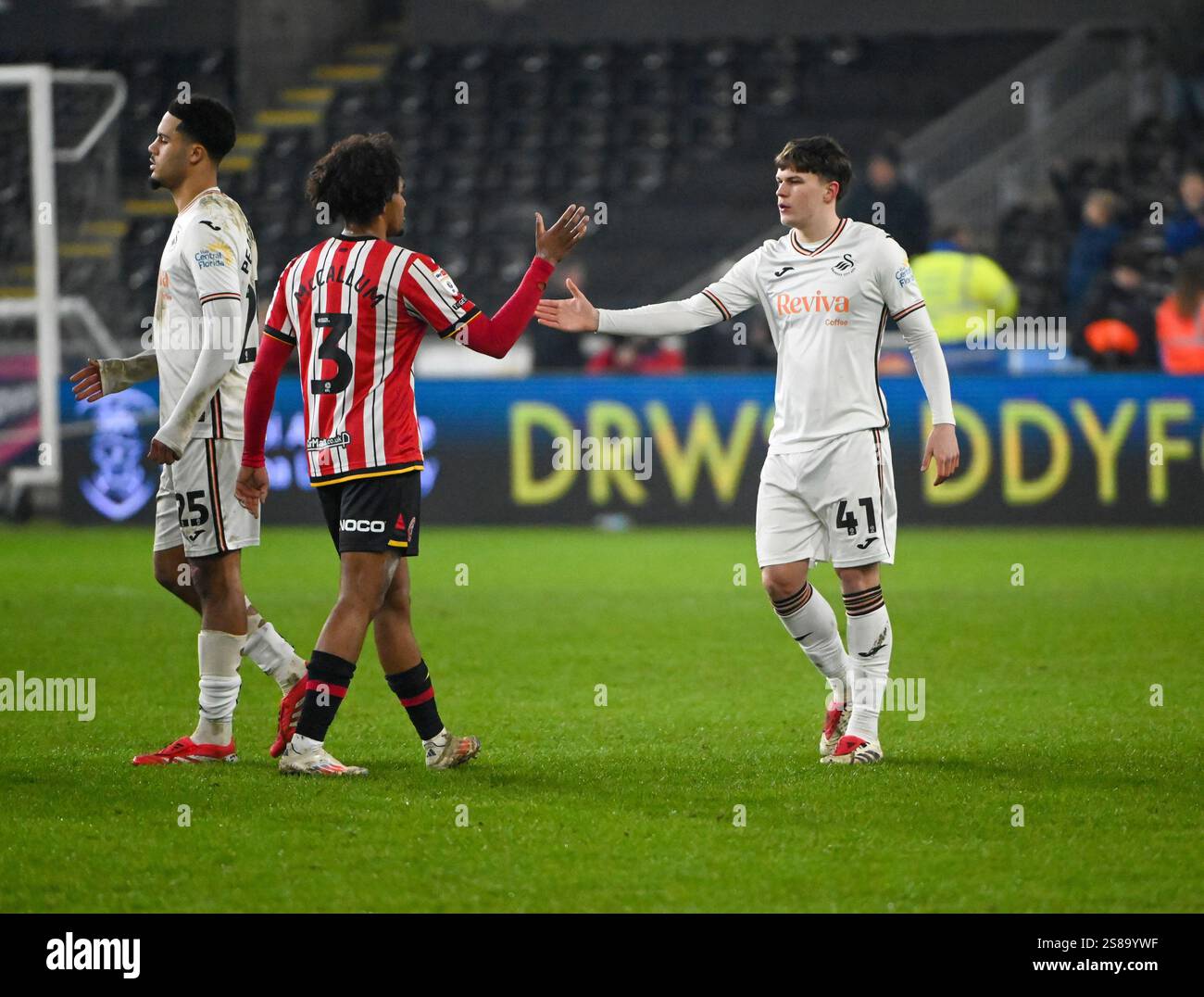 21st January 2025; Swansea.com Stadium, Swansea, Wales; EFL ...