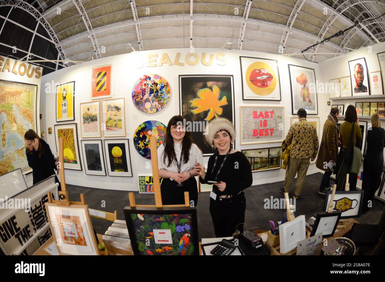 London Art Fair 2025 preview at the Business Design Centre. The Fair ...