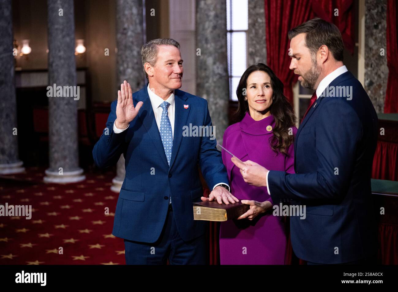 UNITED STATES - JANUARY 21: Sen. Jon Husted, R-Ohio, particpates in his ...