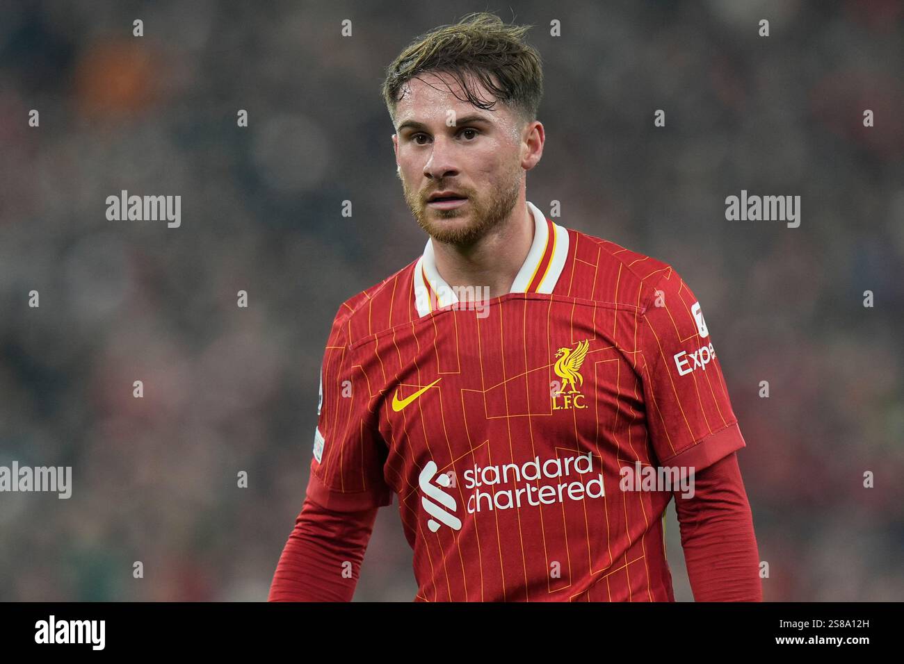 Anfield, Liverpool, Merseyside, UK. 21st Jan, 2025. Champions League ...