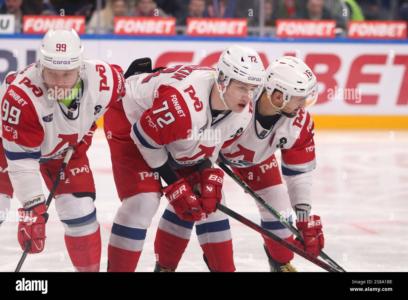 Saint Petersburg, Russia. 21st Jan, 2025. Andrei Sergeyev (99), Maxim ...