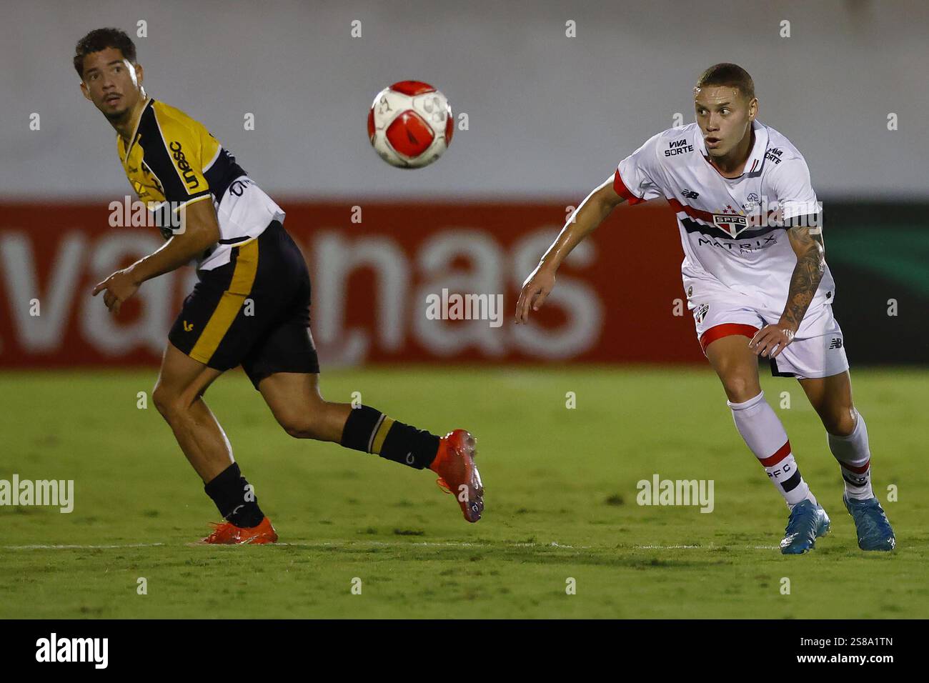 Araraquara, Brazil. 21st Jan, 2025. MAIK, a player from Sao Paulo ...