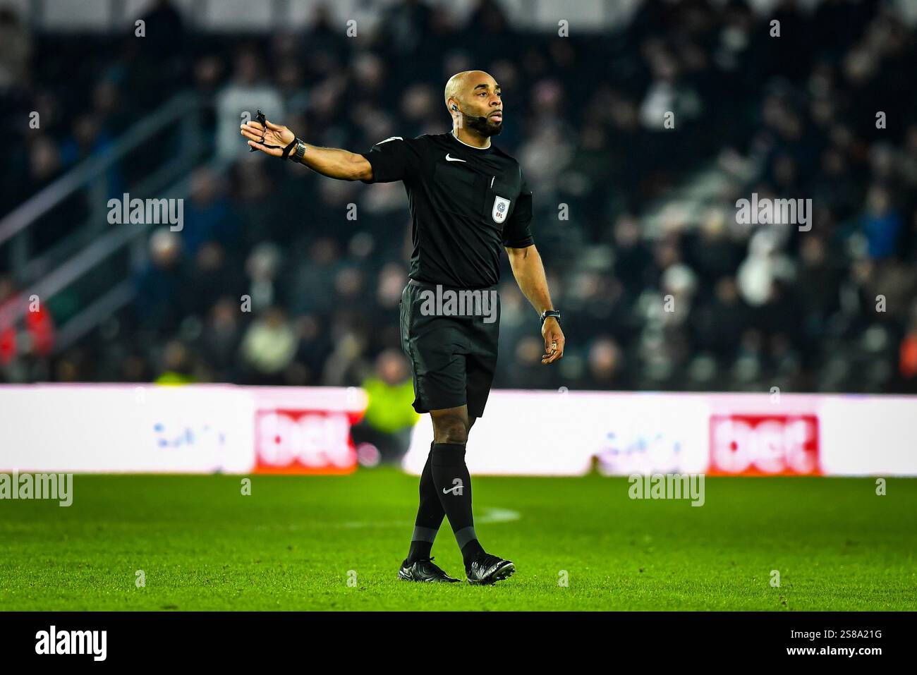 21st January 2025; Pride Park, Derby, Derbyshire, England; EFL ...
