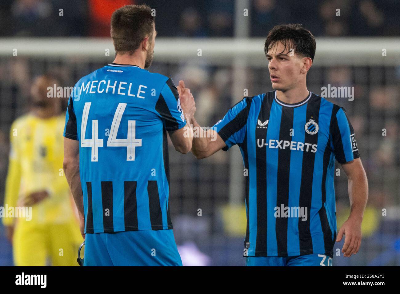 Bruges, Belgium. 21st Jan, 2025. Brandon Mechele of Club Brugge and ...