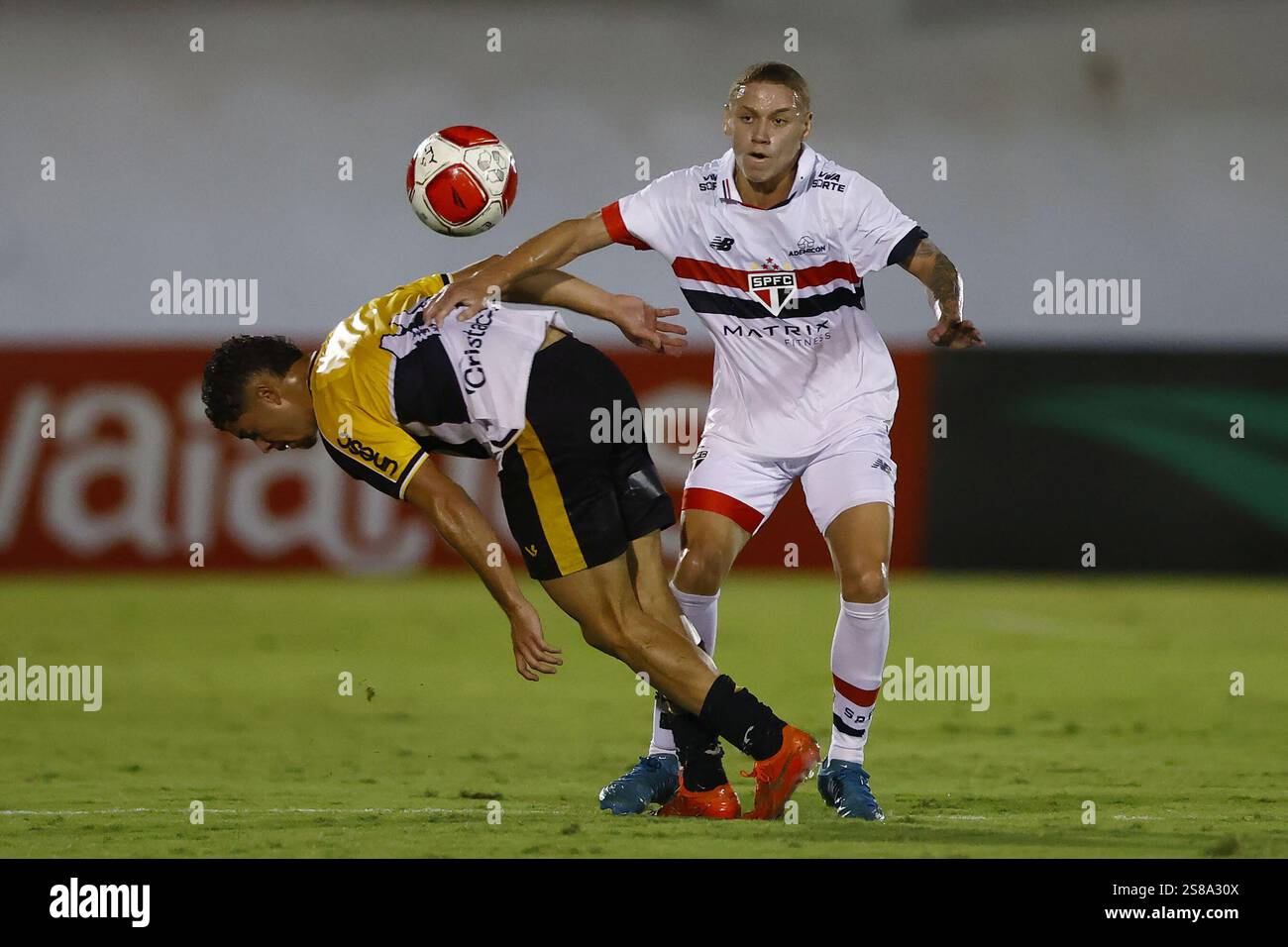 Araraquara, Brazil. 21st Jan, 2025. MAIK, a player from Sao Paulo ...
