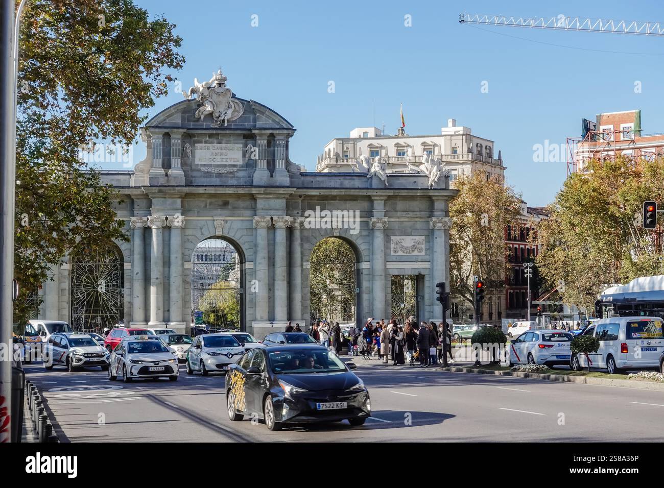 The Puerta de Alcalá is an iconic neoclassical monument located in ...
