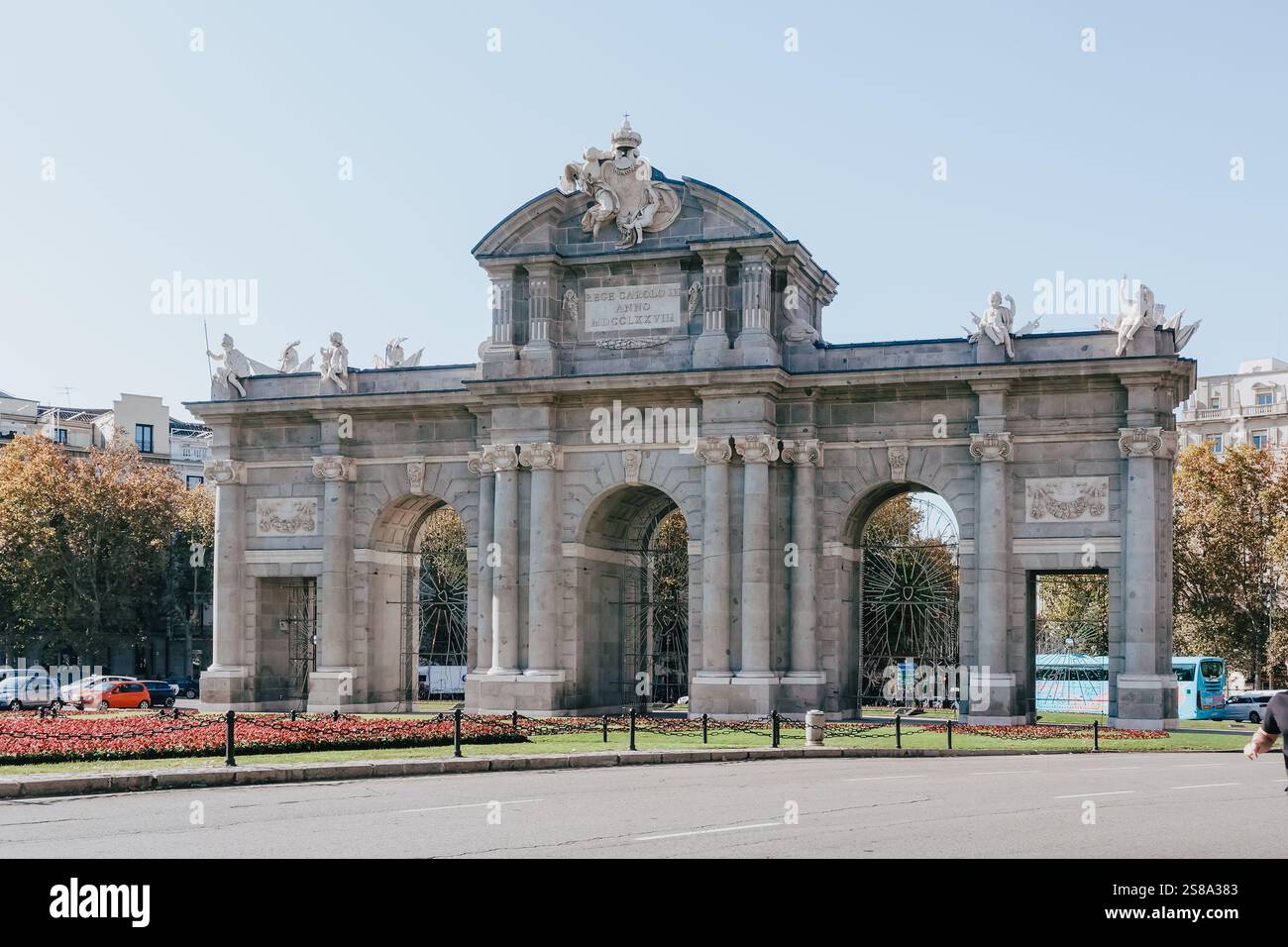 The Puerta de Alcalá is an iconic neoclassical monument located in ...