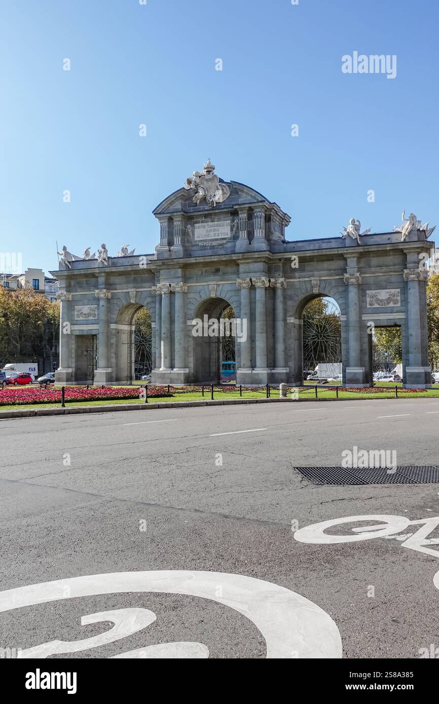 The Puerta de Alcalá is an iconic neoclassical monument located in ...