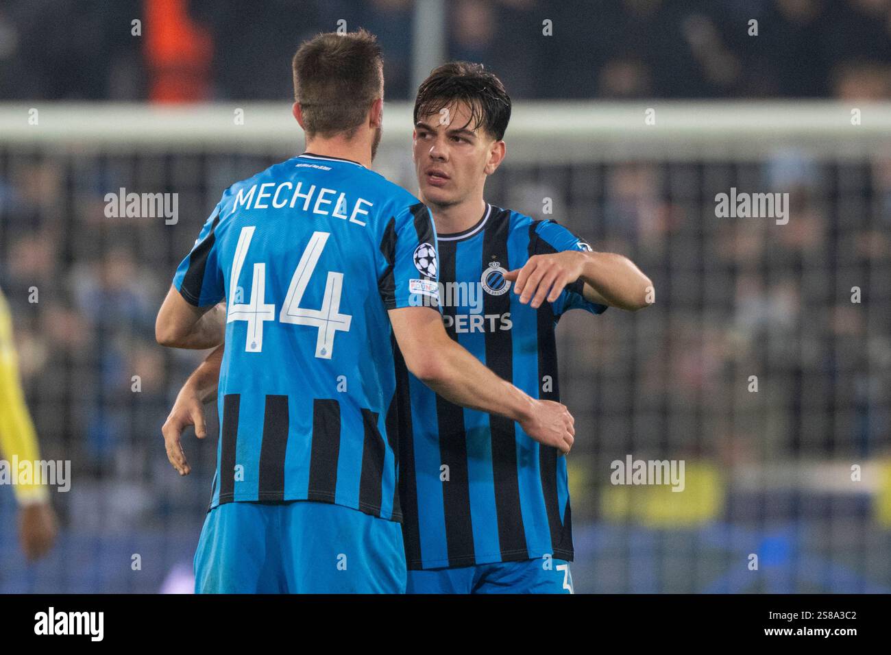 Bruges, Belgium. 21st Jan, 2025. Brandon Mechele of Club Brugge and ...