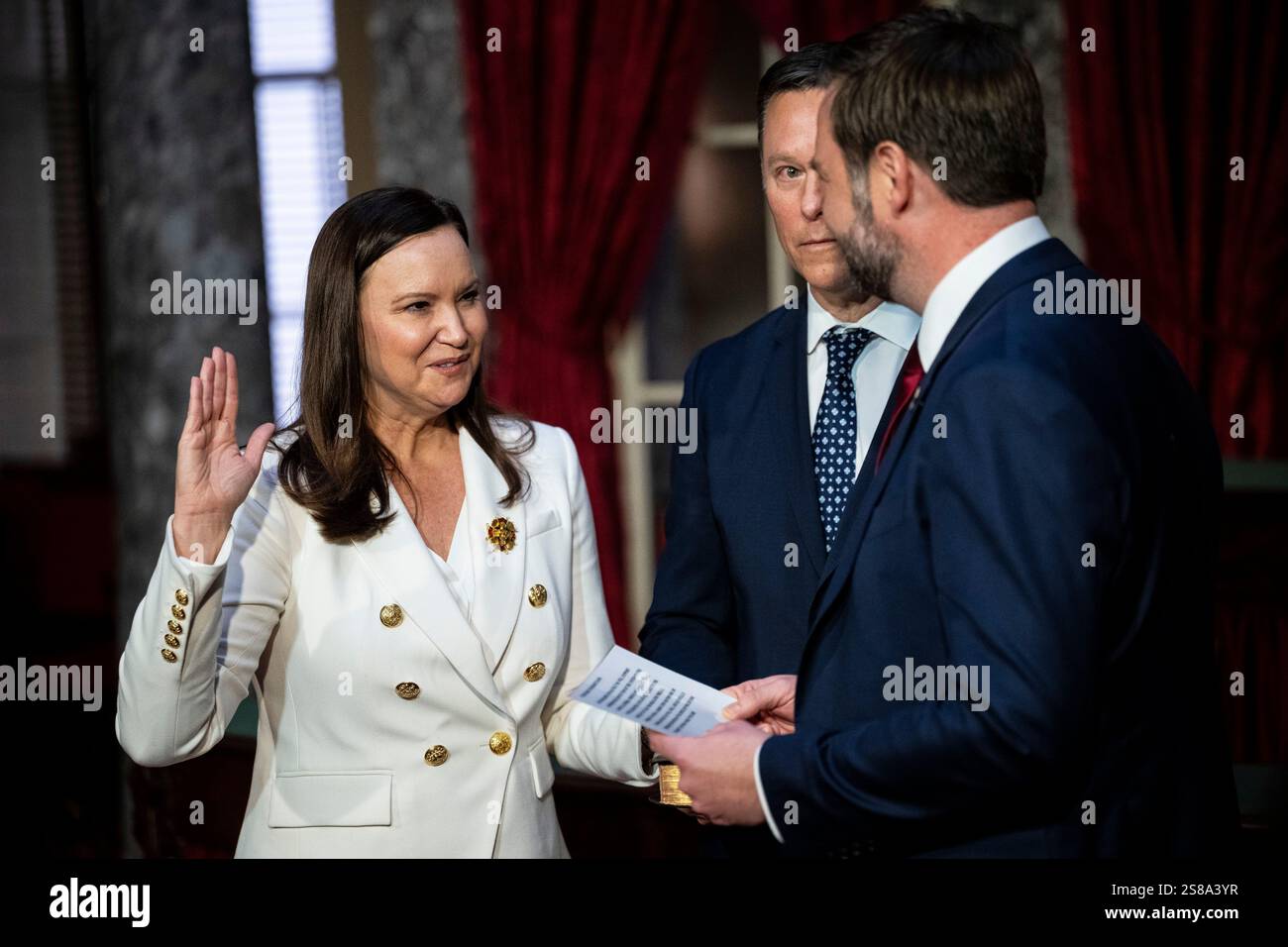 Washington, USA. 21st Jan, 2025. Senator Ashley Moody (R-FL) during a ...