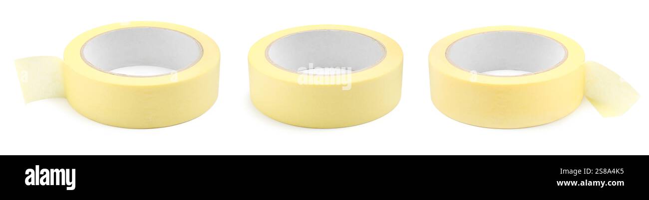 Sticky adhesive tape rolls hi-res stock photography and images - Alamy