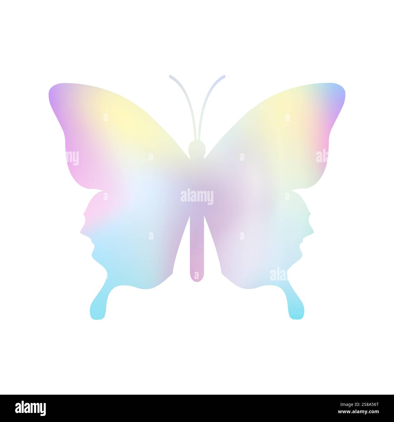 Business card butterfly on Stock Vector Images - Alamy