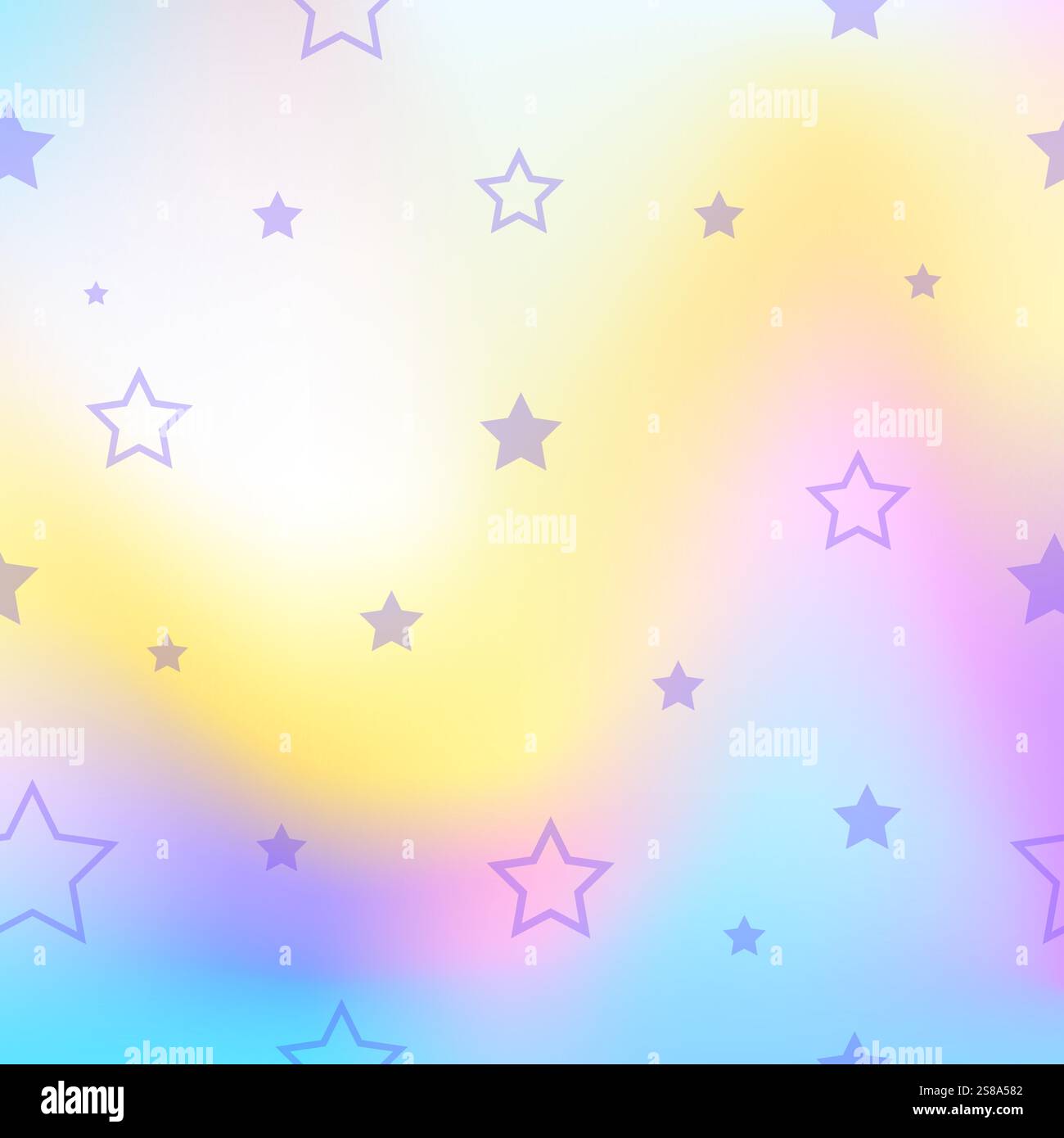 Dancing Starry Lights in the Sky, A Magical Background Stock Vector ...