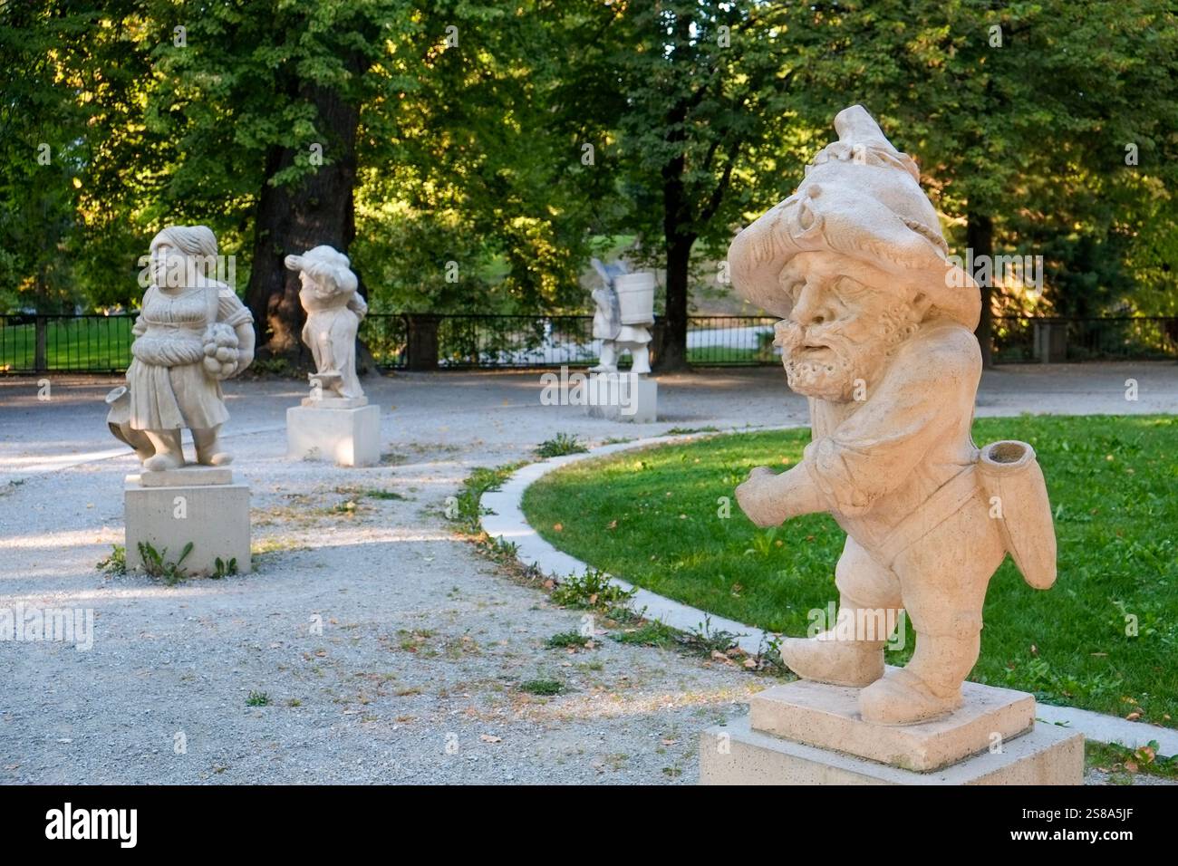 Salzburg, Austria. Oldest dwarf garden in Europe built around 1695 ...