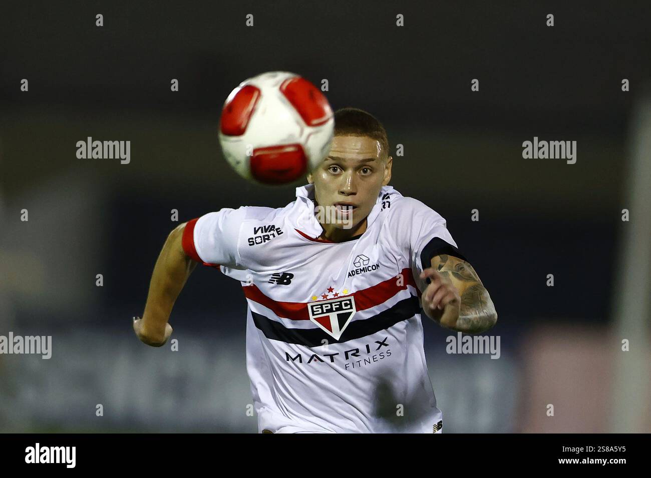 Araraquara, Brazil. 21st Jan, 2025. MAIK, a player from Sao Paulo ...