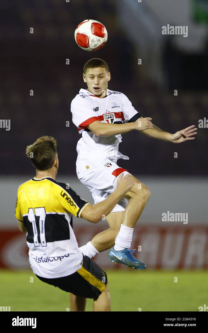 Araraquara, Brazil. 21st Jan, 2025. MAIK, a player from Sao Paulo ...