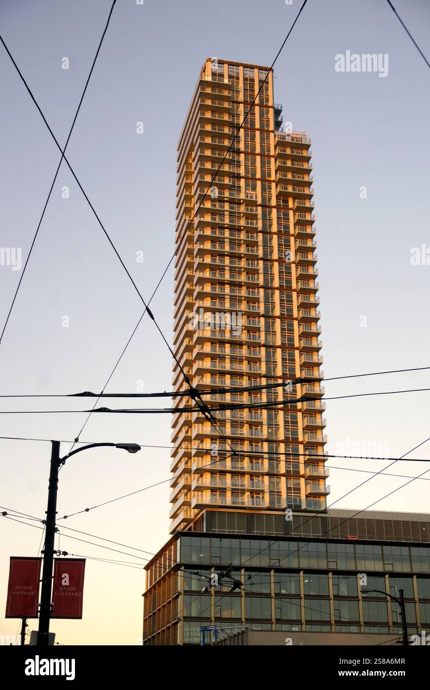 The new 39-storey The Stories at South Granville Station mixed use high ...