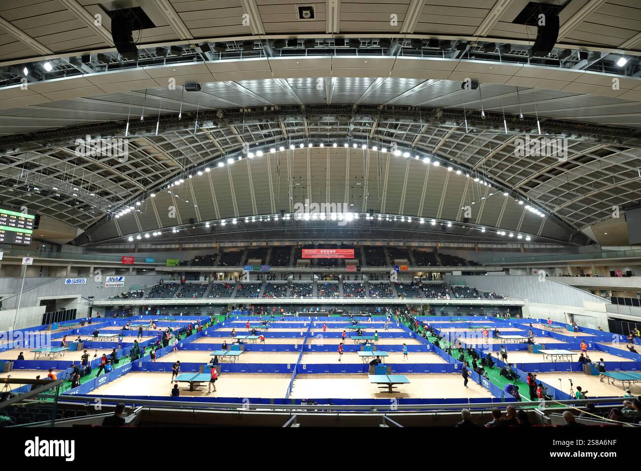 Tokyo, Japan. 21st Jan, 2025. General view Table Tennis : All Japan ...