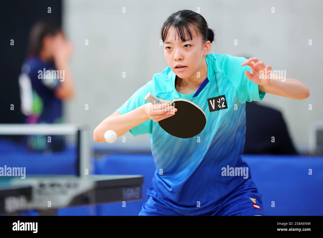 Tokyo, Japan. 21st Jan, 2025. Yuna Ojio Table Tennis : All Japan Table ...