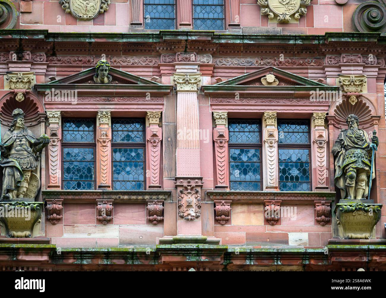 Portion of Friedrichs Wall depicting the rulers and their ruling era ...