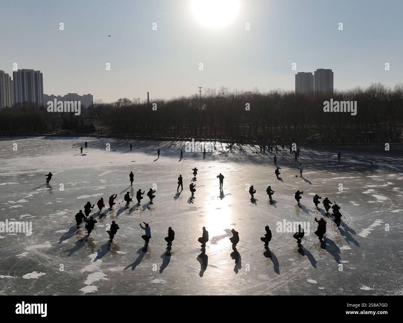 Liaoyang, China's Liaoning Province. 15th Jan, 2025. A drone photo ...