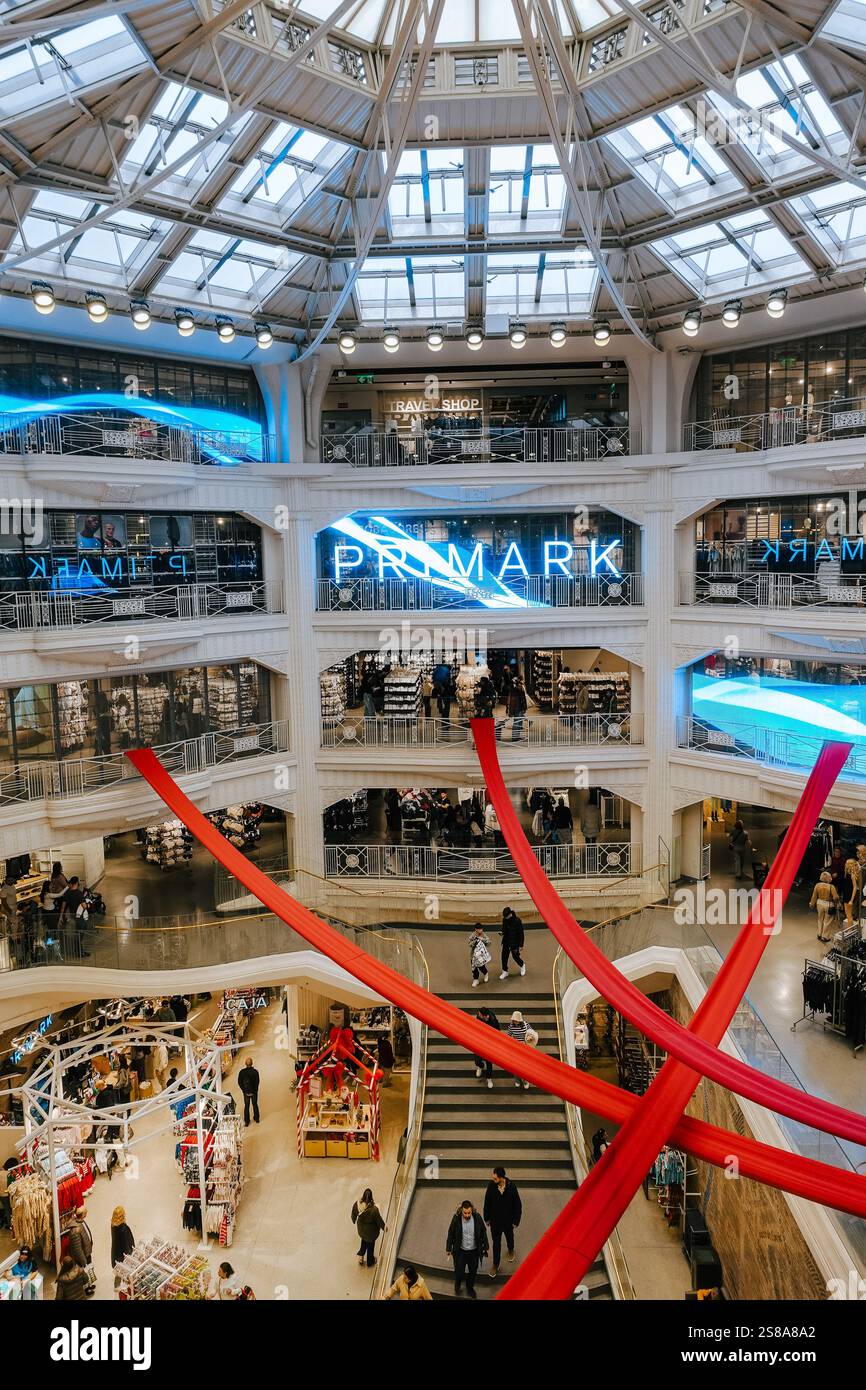 The Primark retail store located on Gran Via in Madrid Stock Photo - Alamy