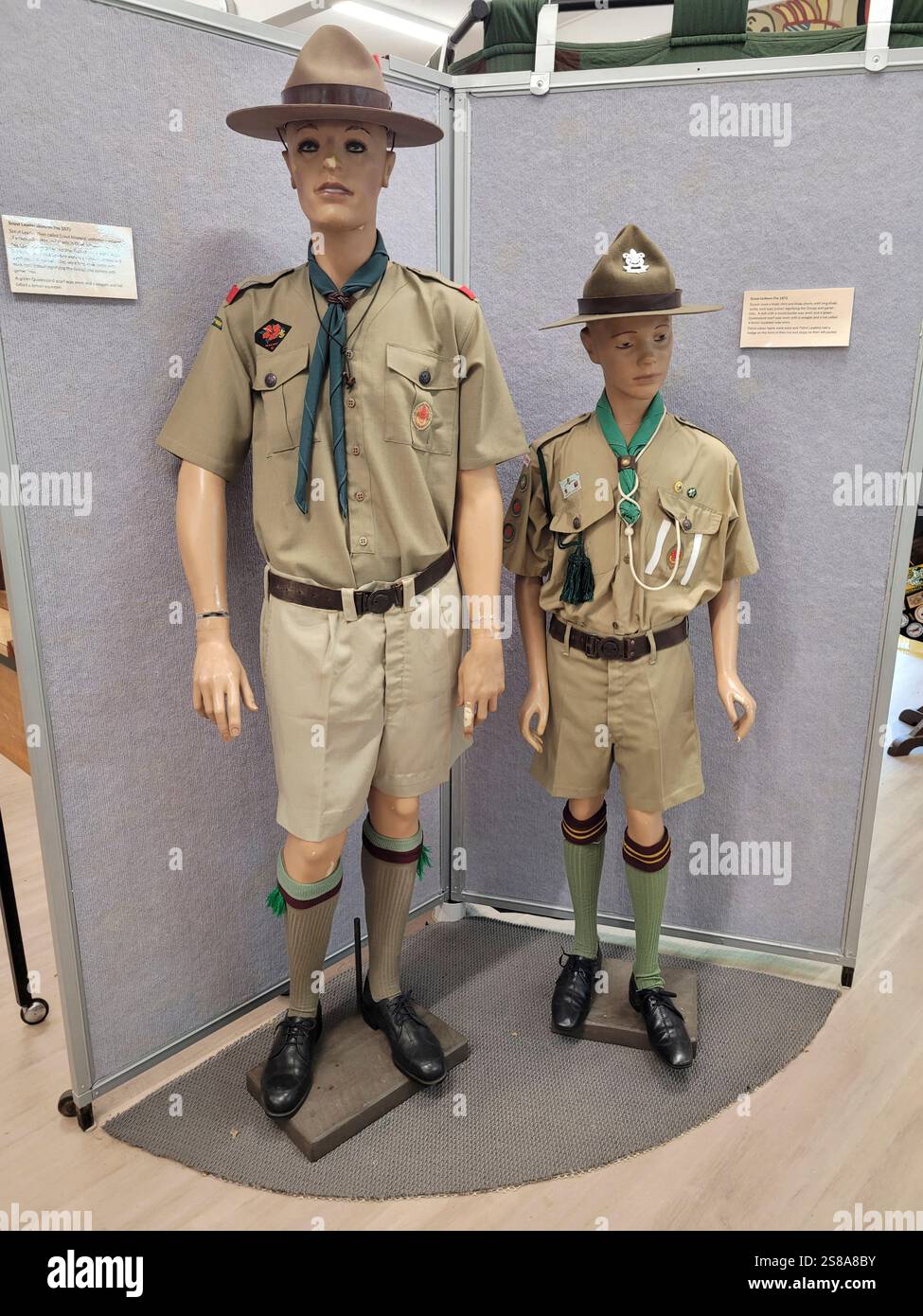 Boy Scouts mannequins displayed at Baden Powell Scout Camp Heritage ...