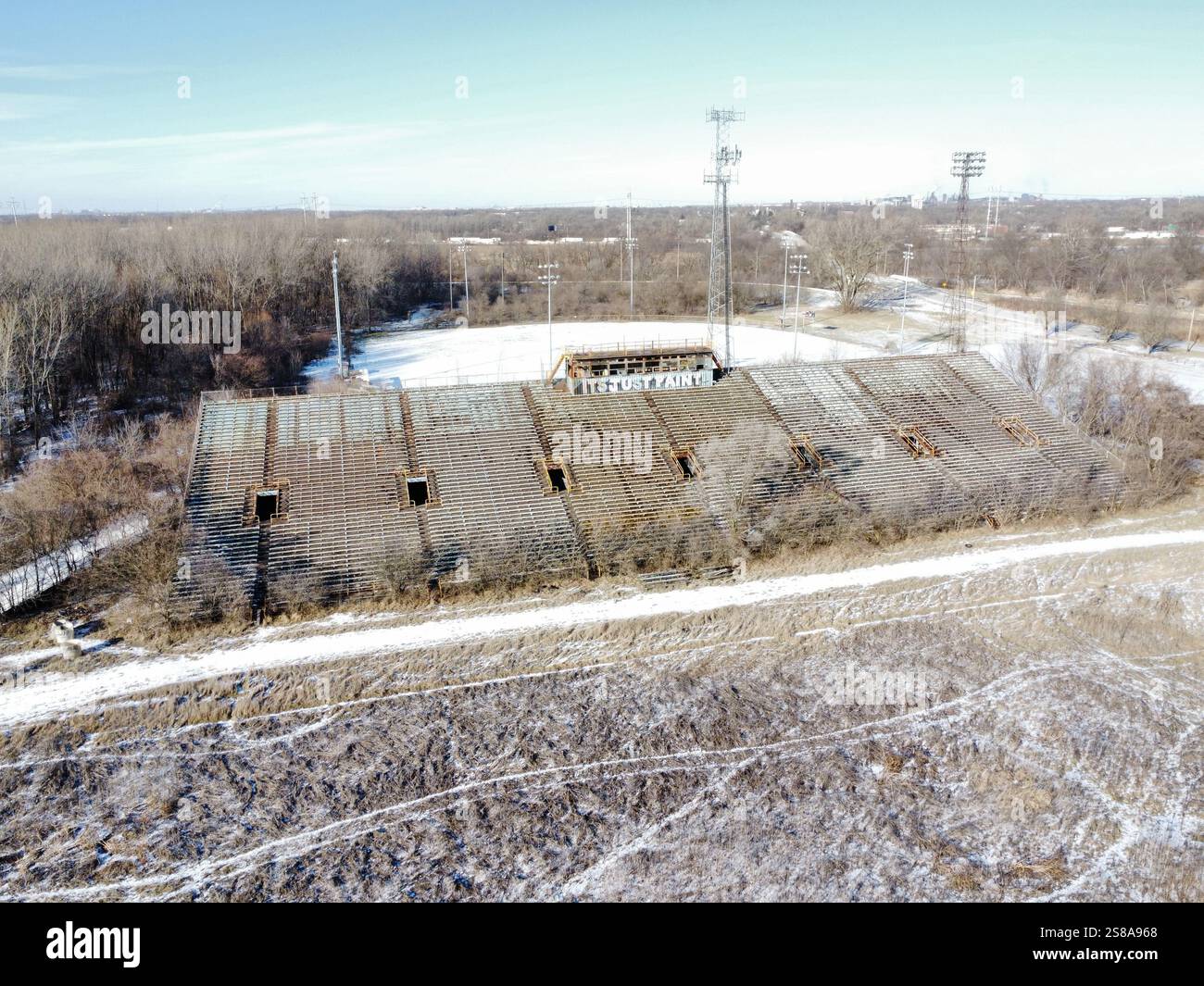 Lost City Of Gary Indiana Stock Photo - Alamy