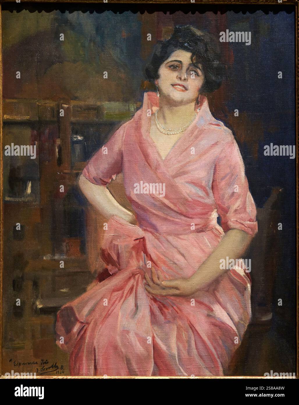 Retrato de la tiple mexicana Esperanza Iris, Portrait of the Mexican tiple Esperanza Iris ...