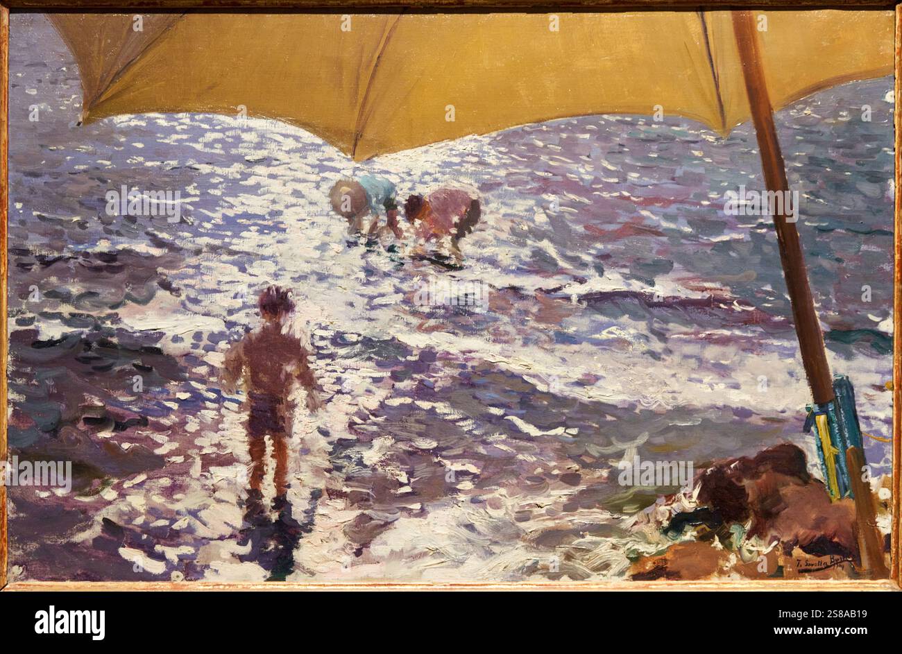 Mediodía en la playa de Valencia, Midday on the beach in Valencia, 1904 ...