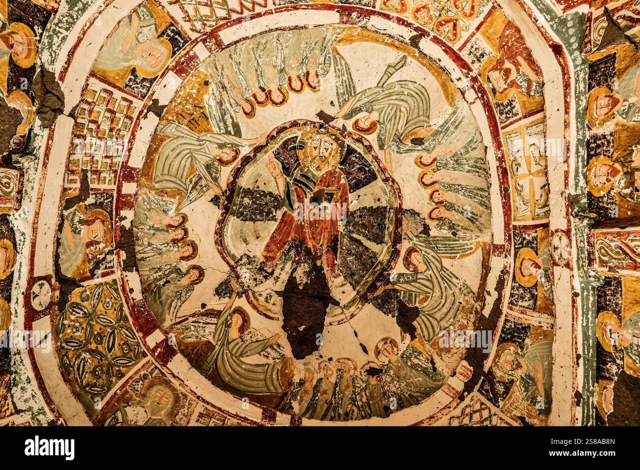 Ascension of Christ into heaven, Agaçalti Church, 9th-11th centuries ...