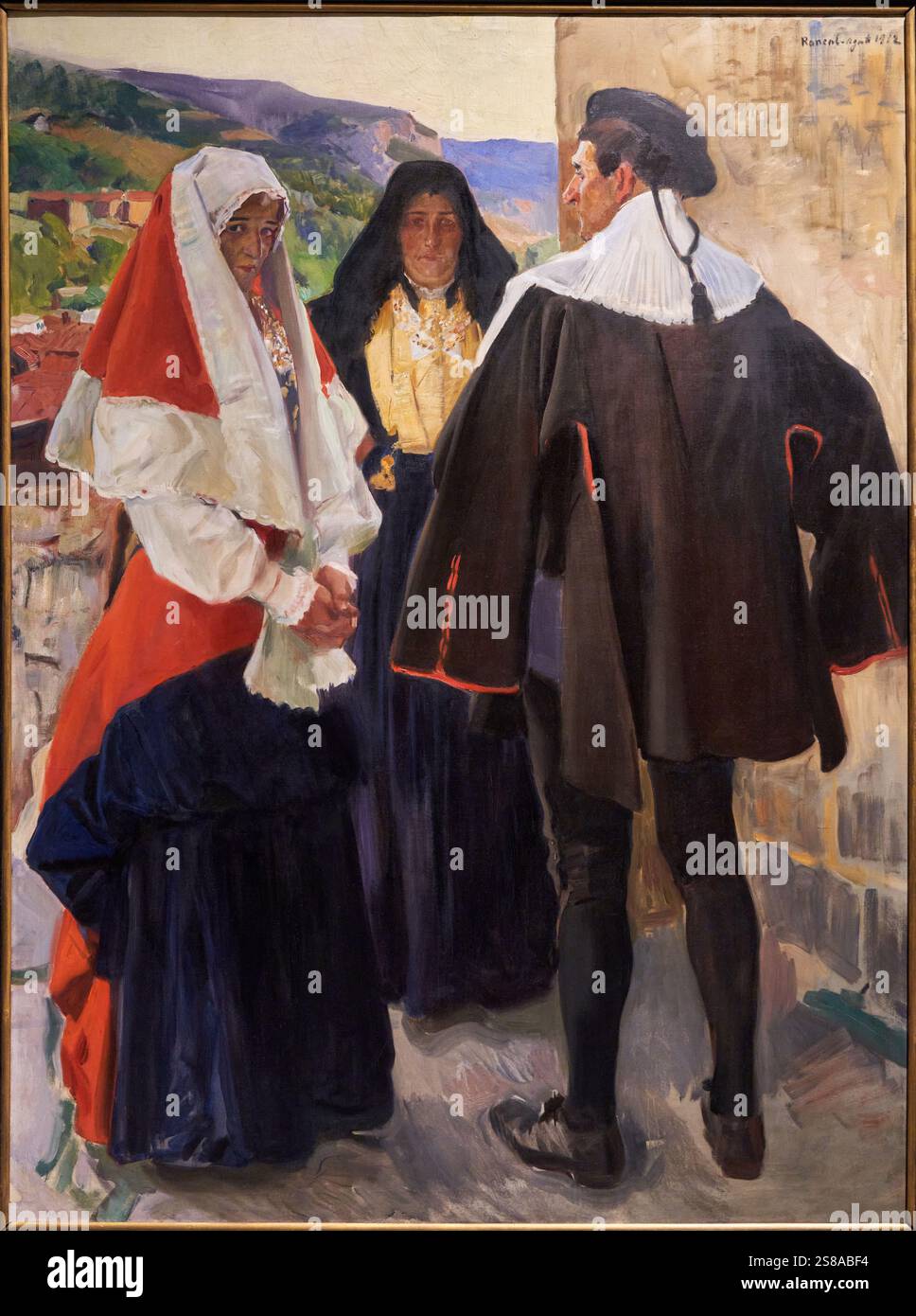 Tipos del Roncal, Types of Roncal, Roncal (Navarra), 1912, Joaquin ...