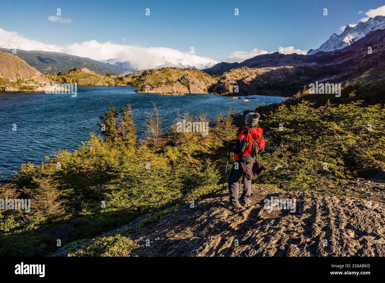 Los Patos lake, trekking W, Torres del Paine National Park, National ...