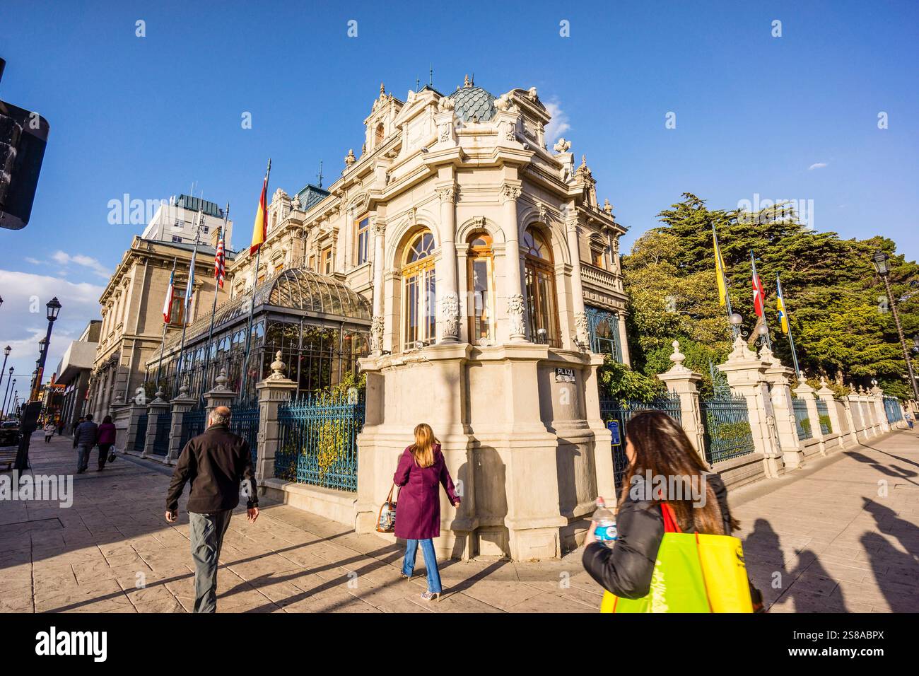 Sara Braun Palace, Punta Arenas -Sandy Point-, Patagonia, Republic of ...